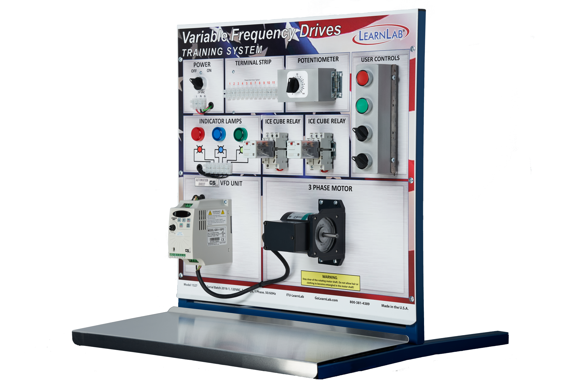 LearnLab Hands on variable frequency drives VFD GS1 Right - LearnLab